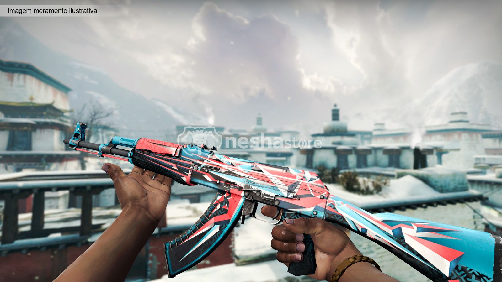 AK-47 | Pontos em Desordem (Testada em Campo)