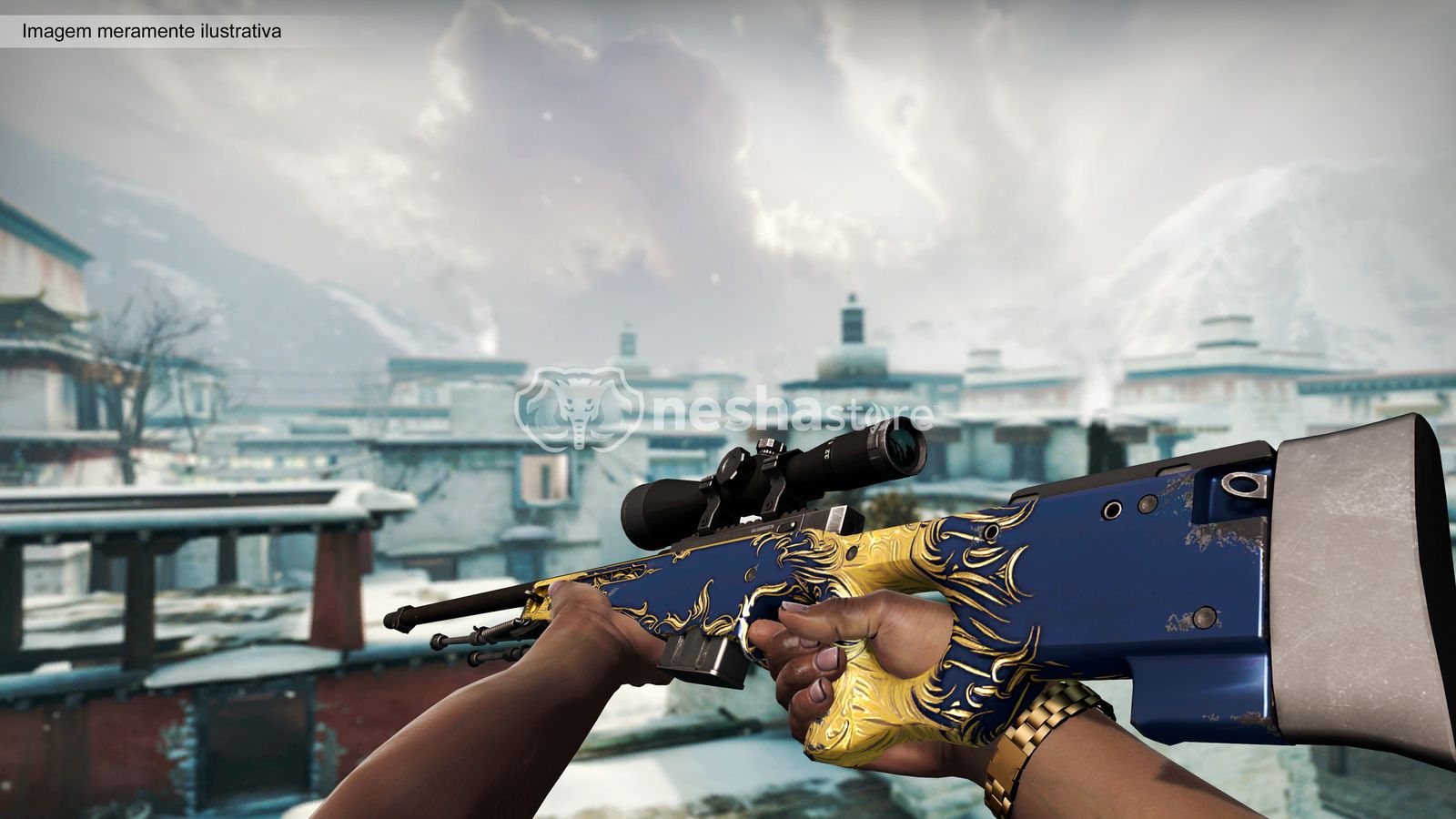 AWP | Man-o'-war (Pouco Usada)