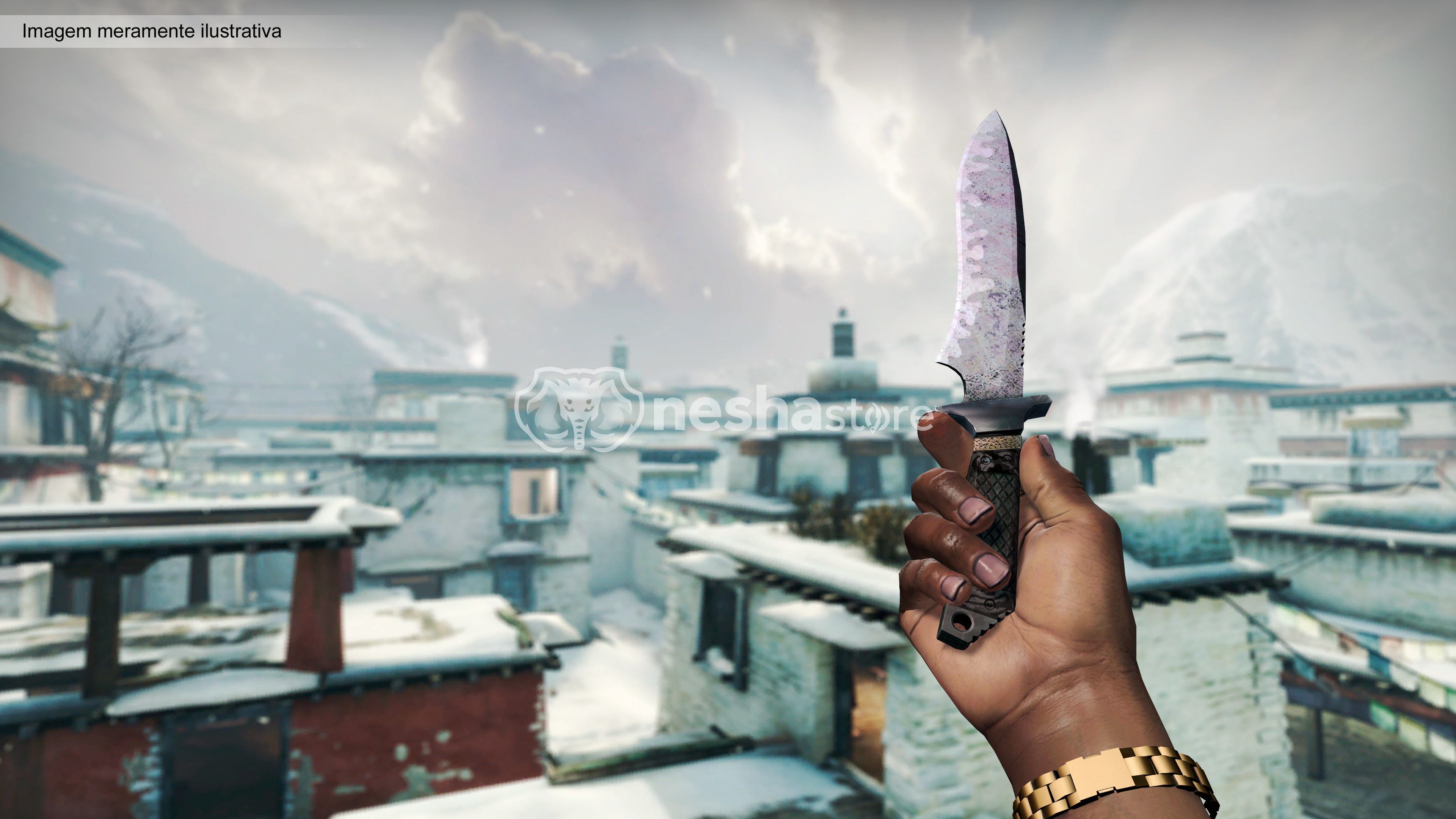 Faca Clássica (★) | Aço Azul (Testada em Campo)