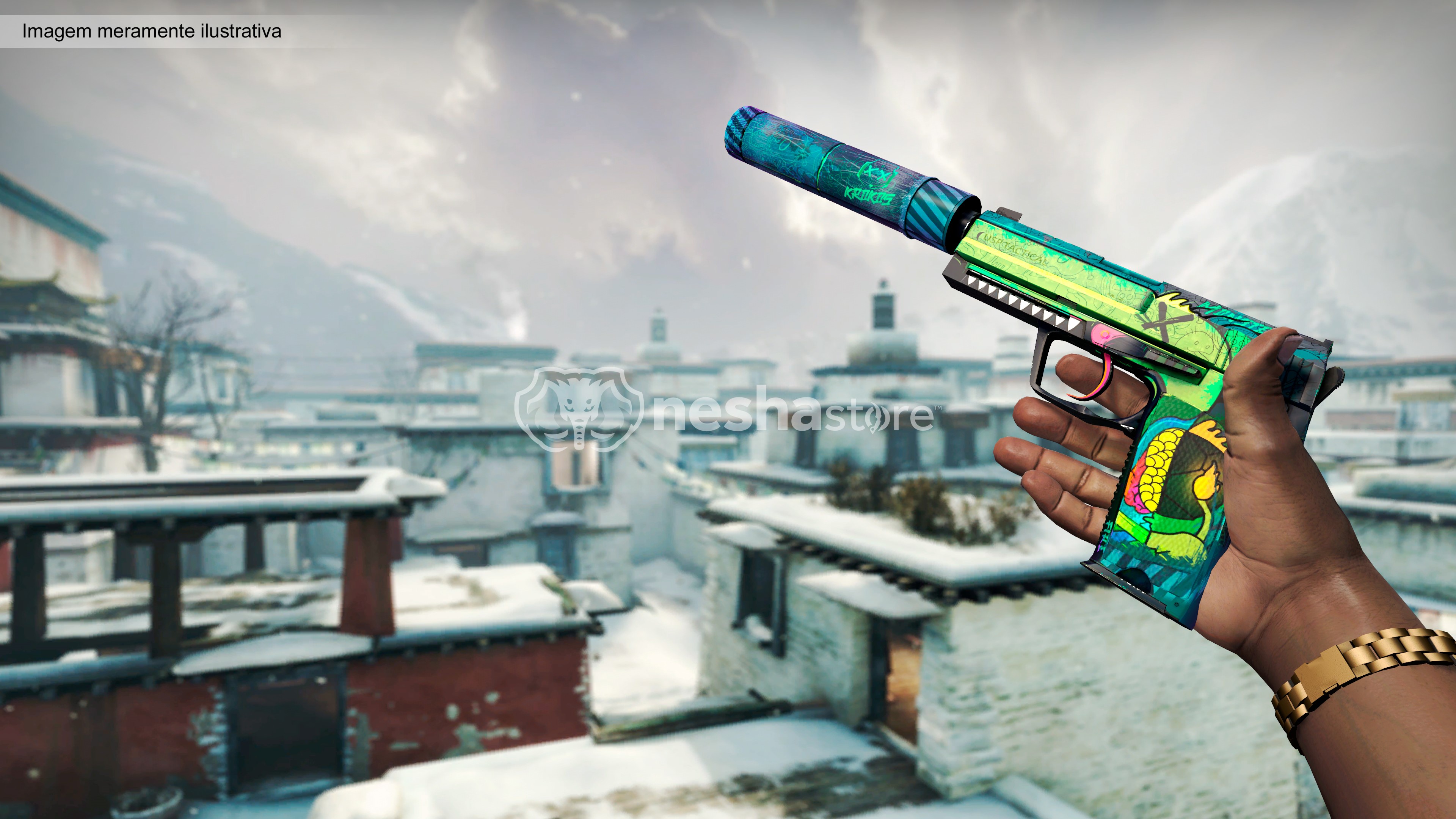 USP-S | Mistura Monstruosa (Nova de Fábrica)