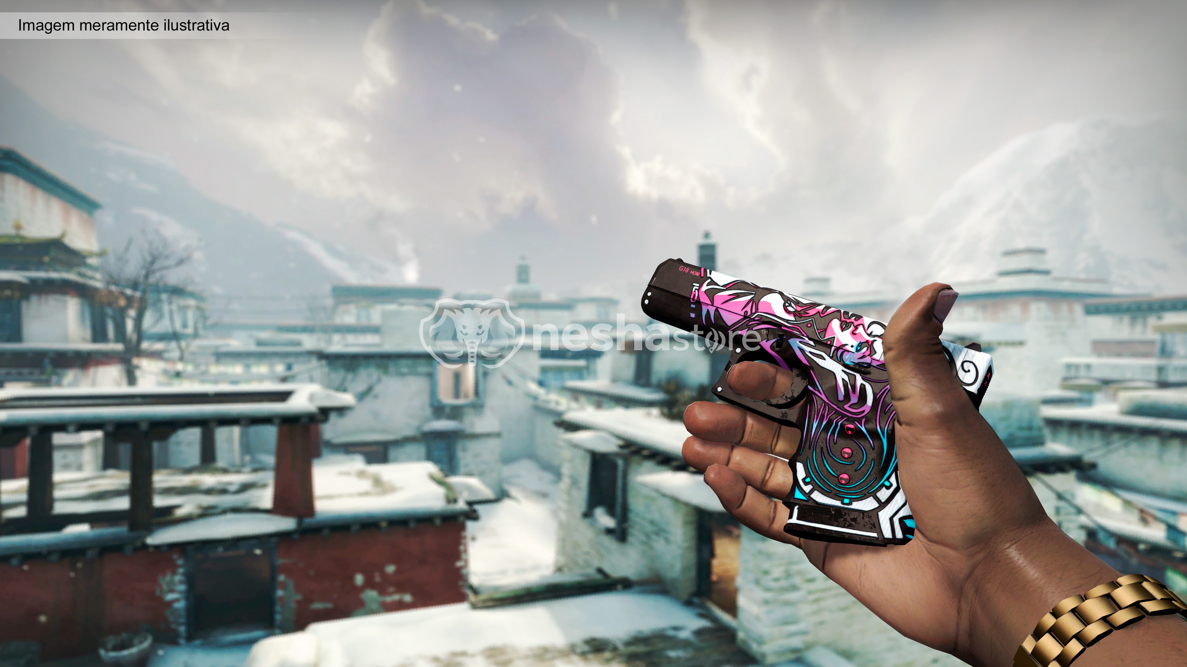 Glock-18 | Neo-Noir (Pouco Usada)