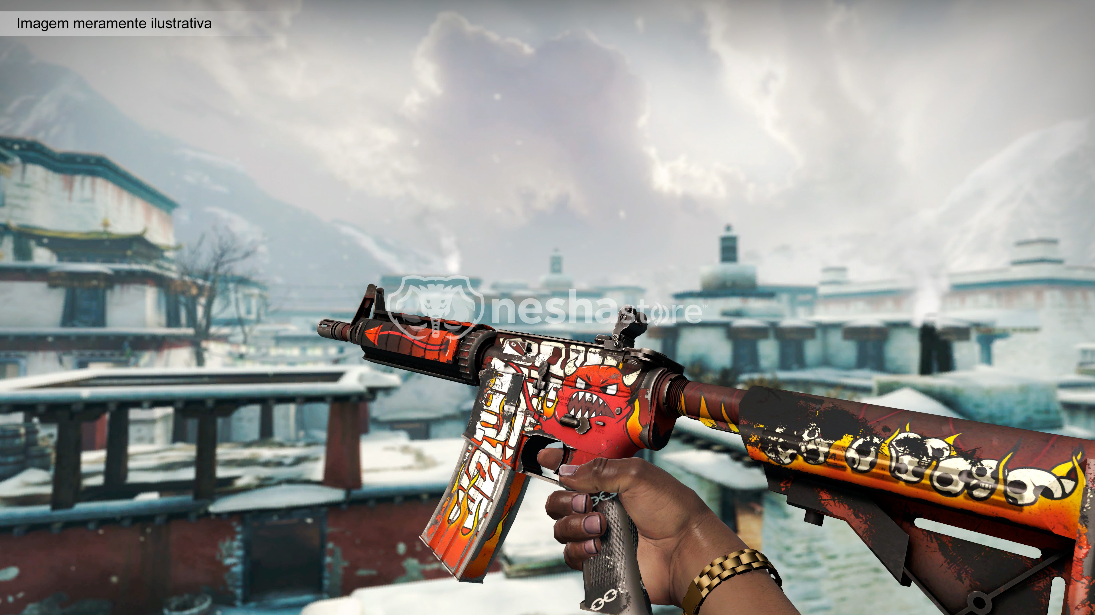 M4A4 | Fogo Infernal (Testada em Campo)