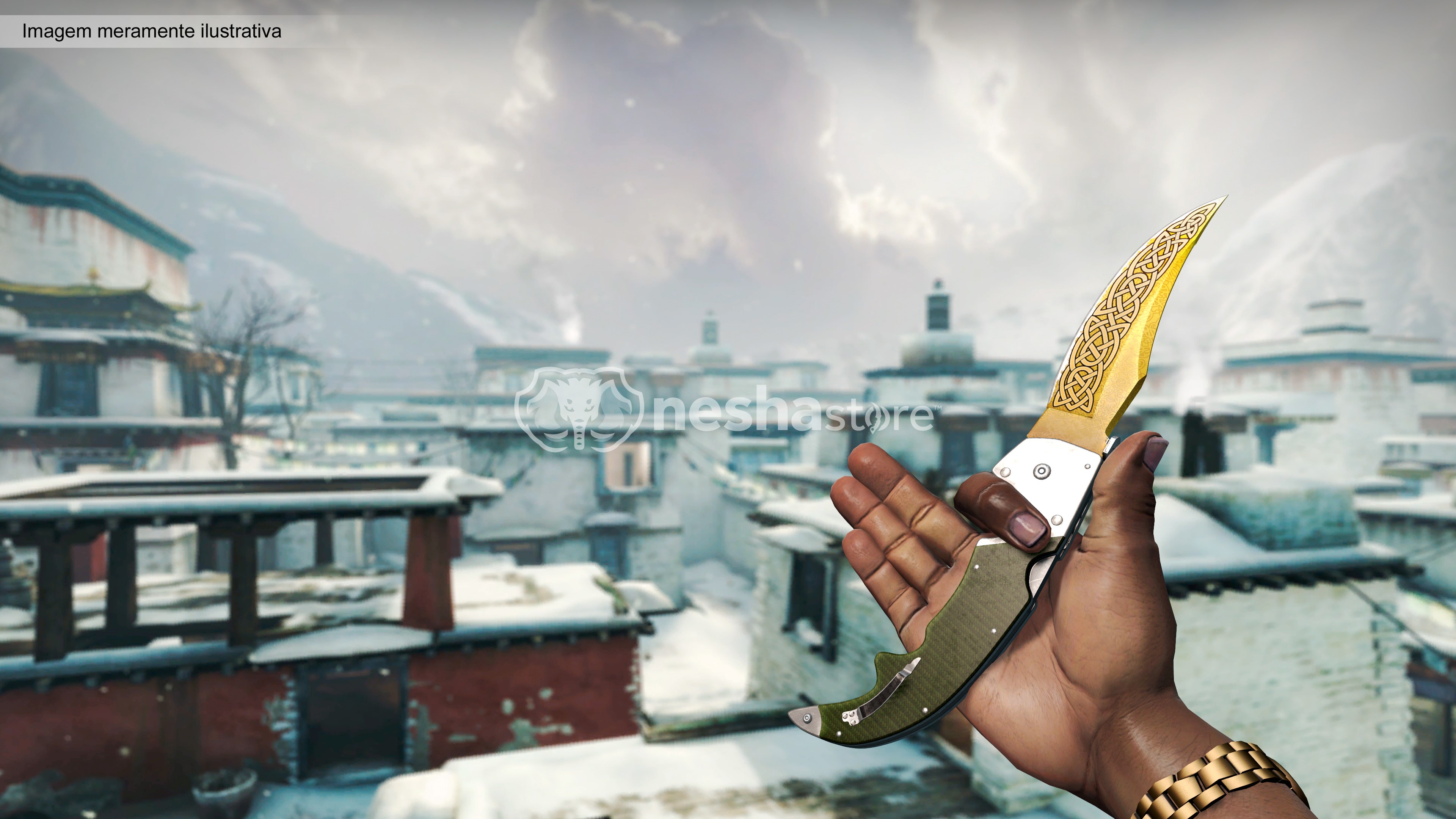 Canivete Falchion (★) | Sabedoria (Testada em Campo)