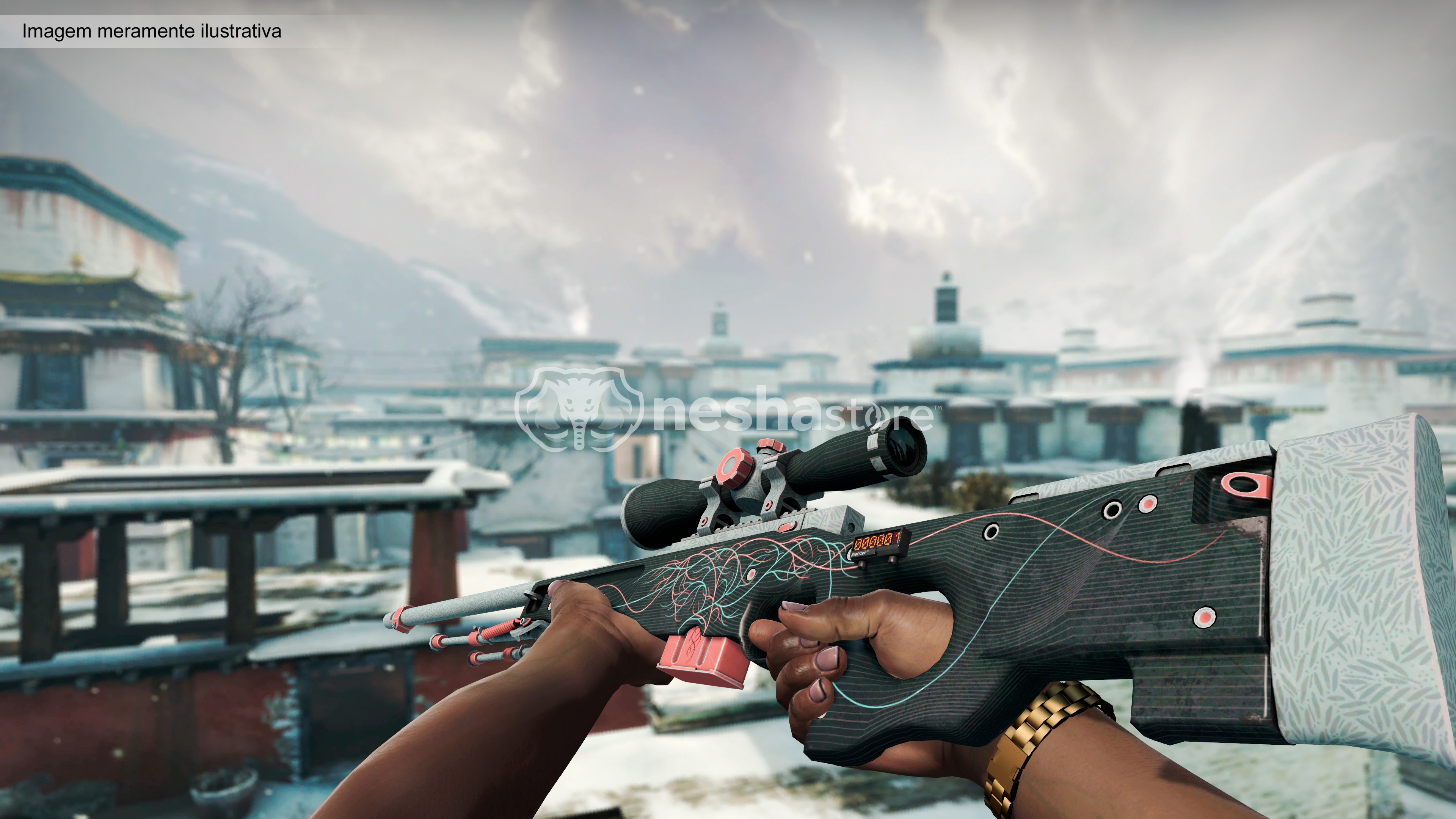 AWP (StatTrak™) | Capilar (Pouco Usada)