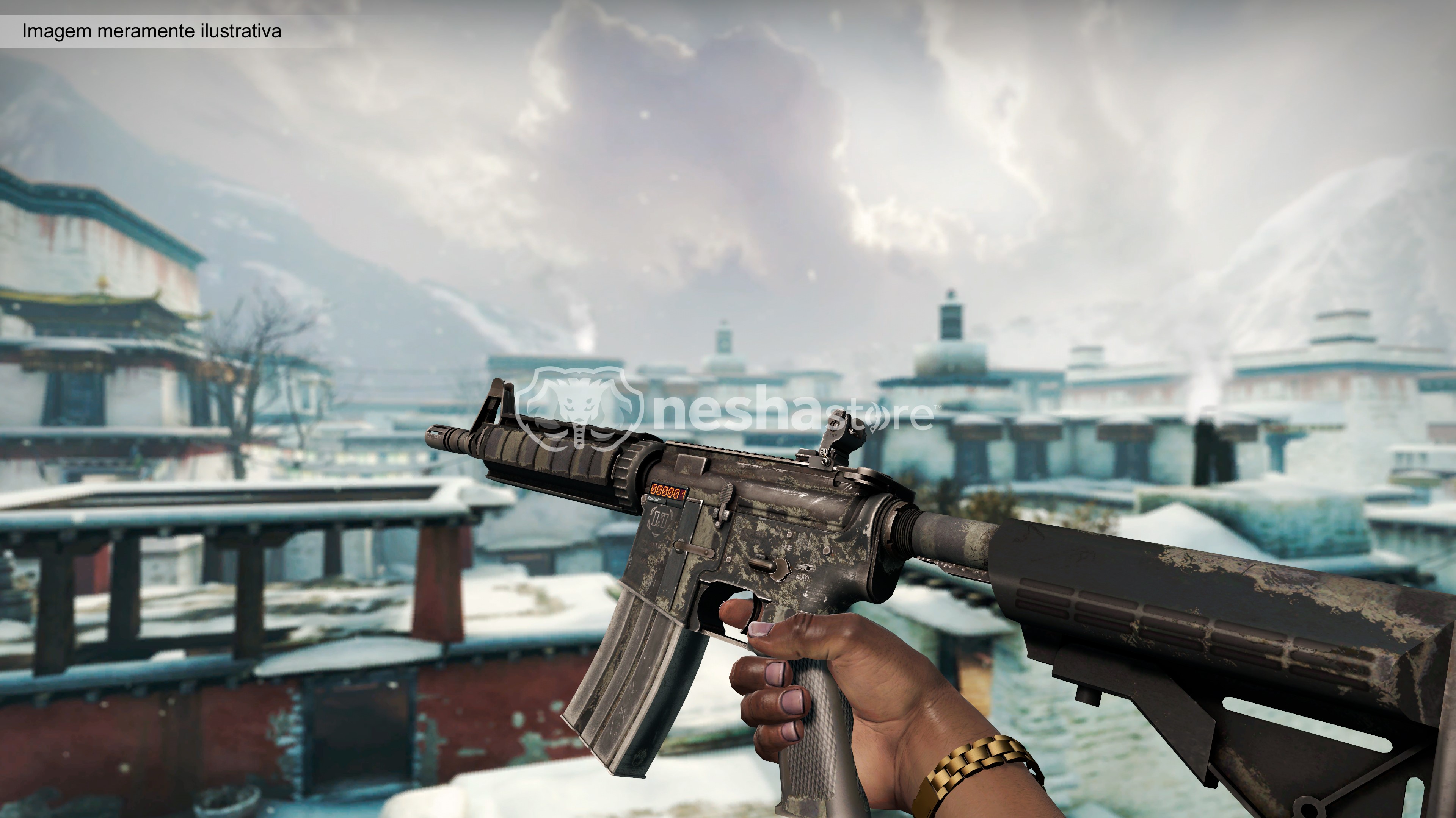 M4A4 (StatTrak™) | Zebra (Veterana de Guerra)