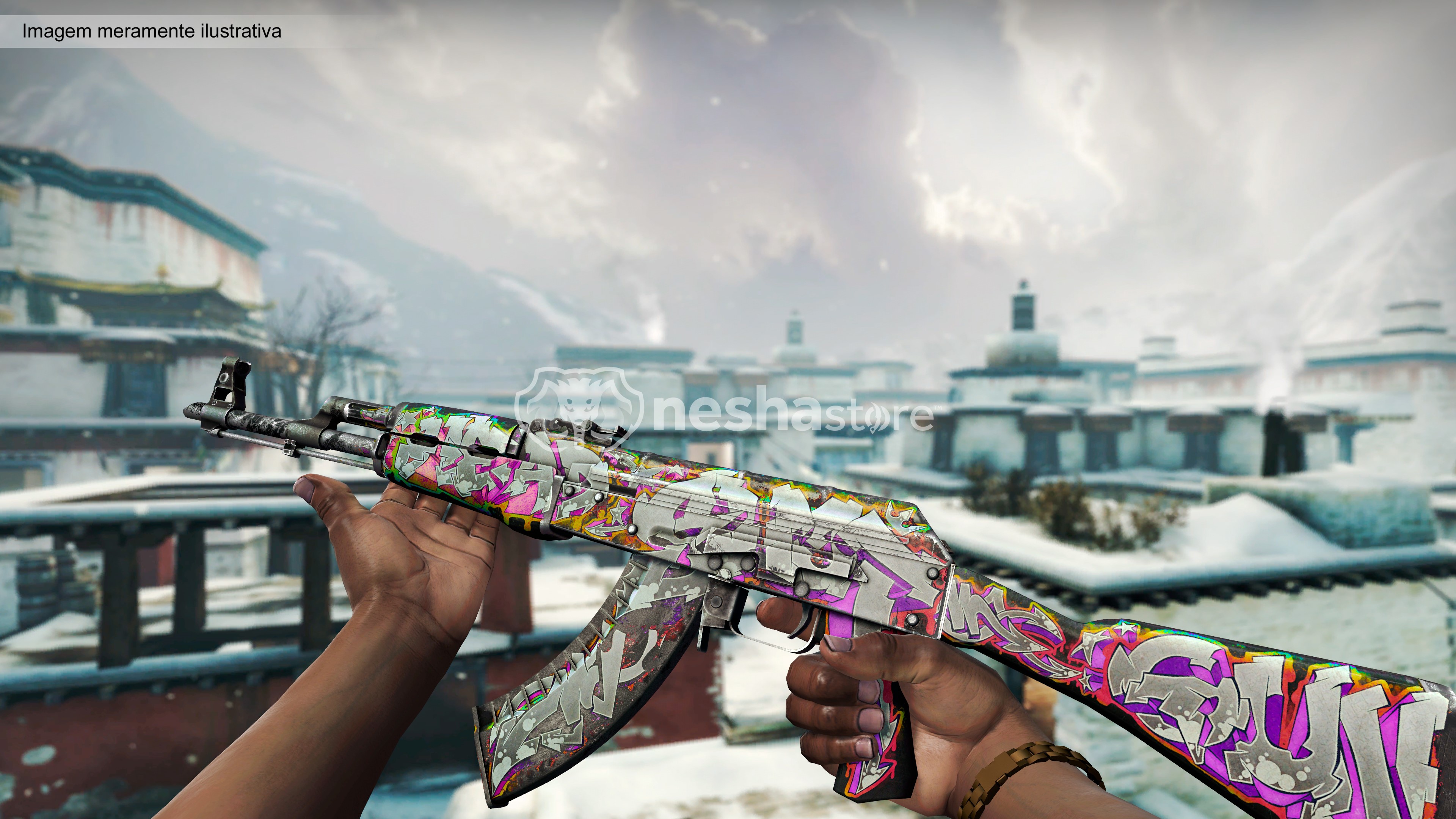 AK-47 | Tiro na Cabeça (Veterana de Guerra)