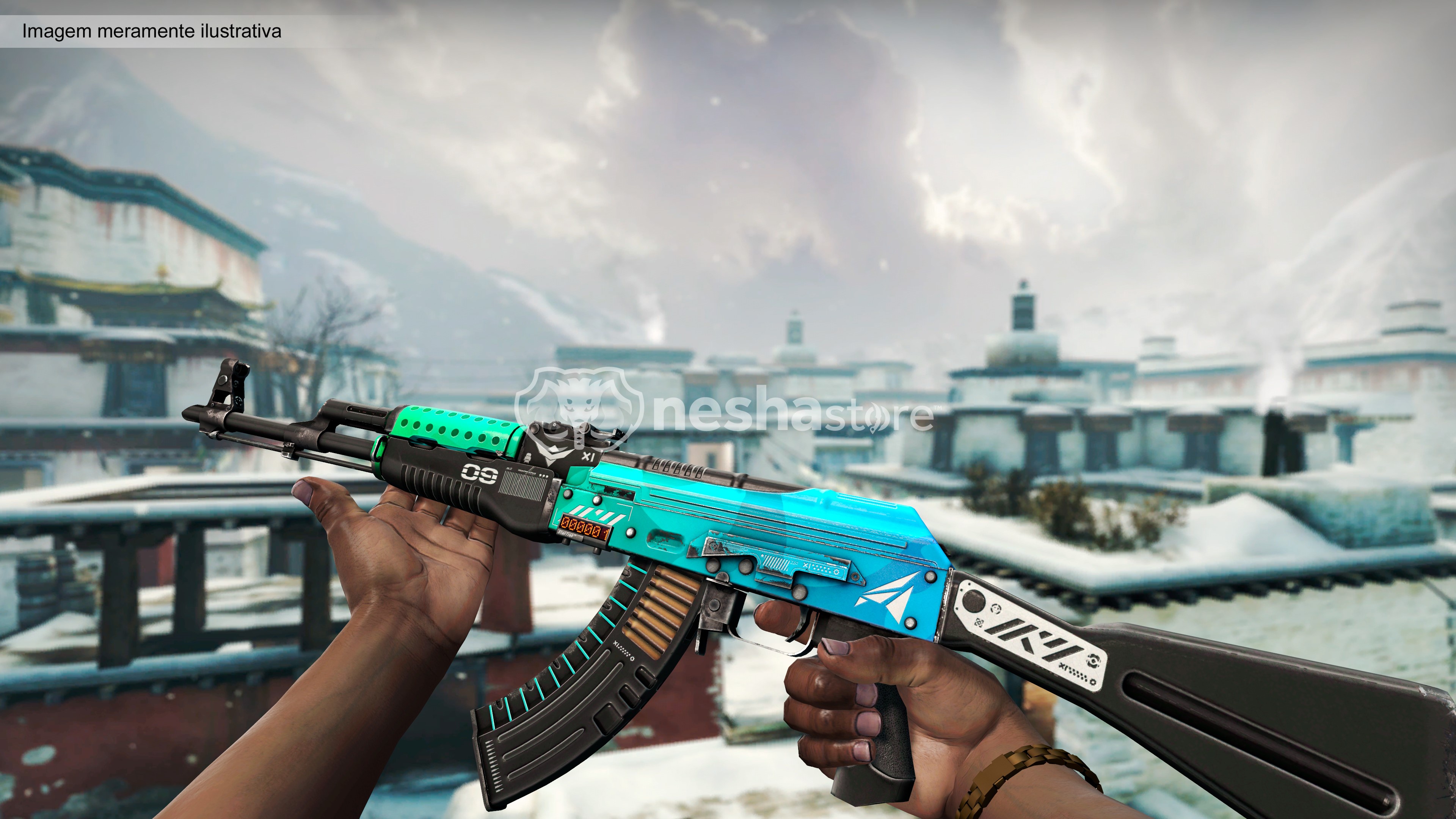 AK-47 (StatTrak™) | Gelo Compacto (Testada em Campo)